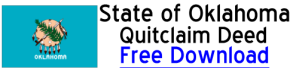 Oklahoma Quit Claim Deed - Free Quit Claim Deed Form